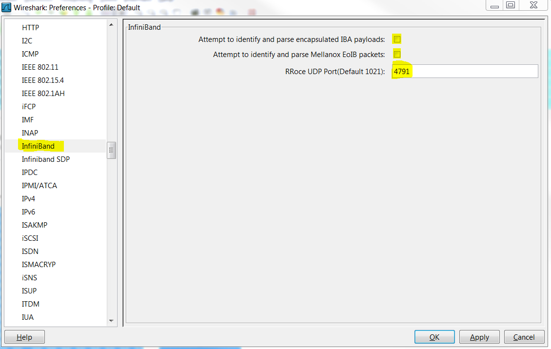Download Wireshark with RoCEv2 Support