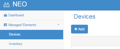 HowTo Add Network Element in Mellanox NEO
