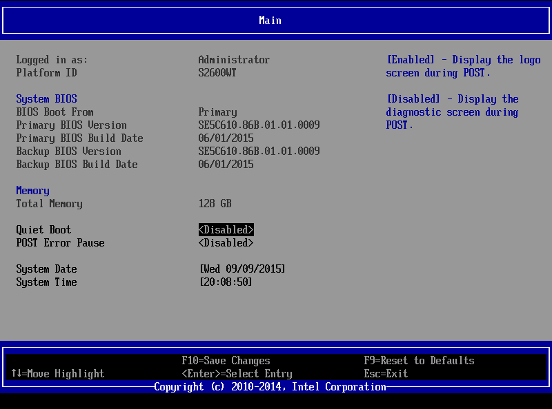 BIOS Performance Tuning Example