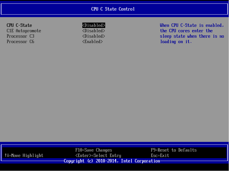 BIOS Performance Tuning Example