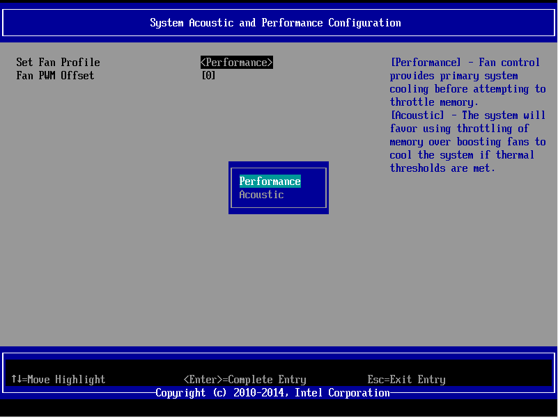 BIOS Performance Tuning Example
