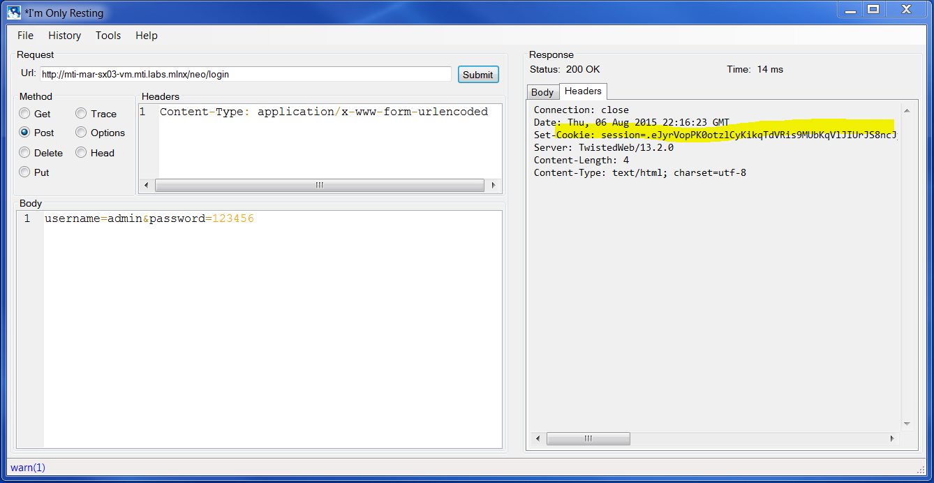 Get Started with Mellanox NEO REST API