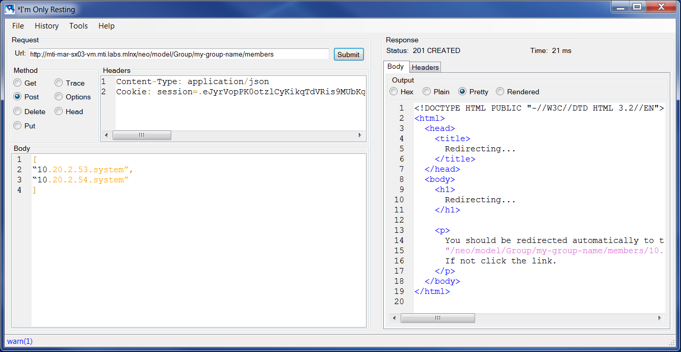 Get Started with Mellanox NEO REST API