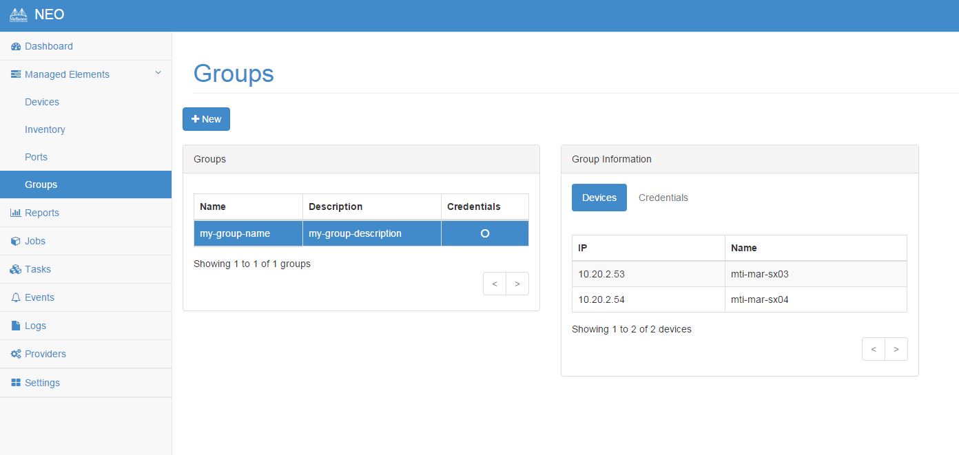 Get Started with Mellanox NEO REST API