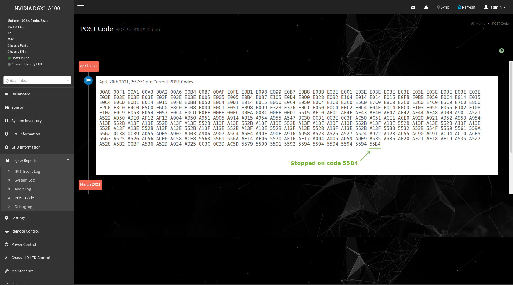 DGX A100 Endless rebooting after Firmware Upgrade