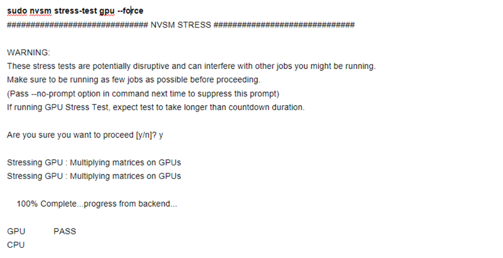 Procedure for Testing GPUs after GPU Modules Replacement