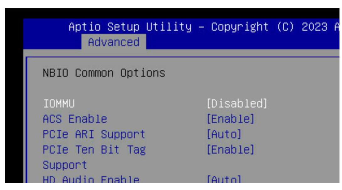 DGX A100 with GDR (GPUDirect RDMA) IOMMU Disable Procedure