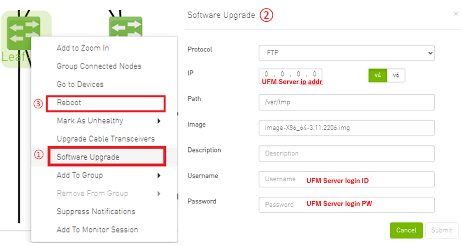 NVIDIA Enterprise Support Portal | How to perform managed switch OS ...