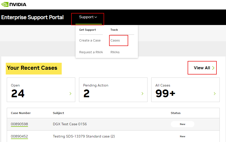 NVIDIA Enterprise Support Portal | NVIDIA Enterprise Support Portal ...